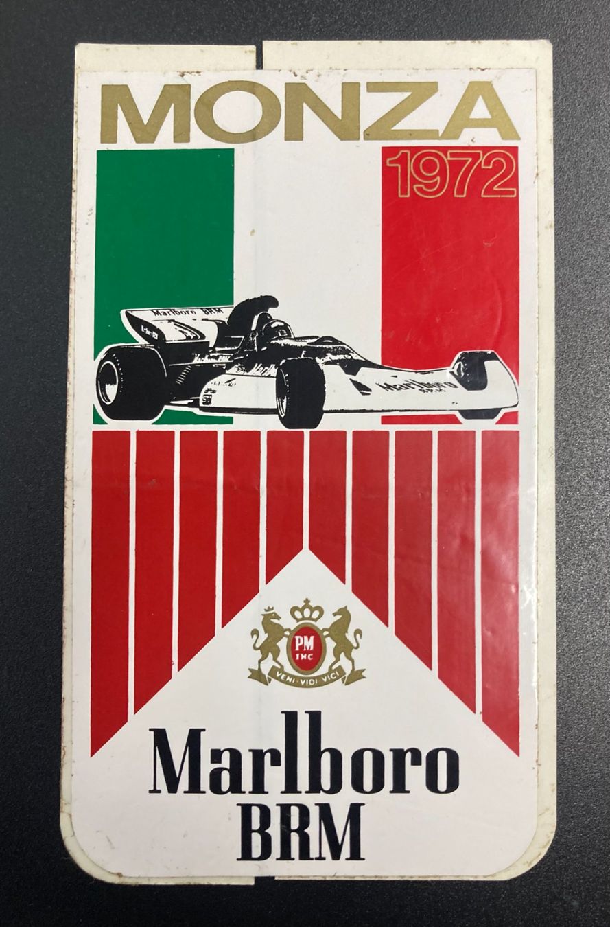 Sticker - Rarität: F1 Team Marlboro - BRM, Monza 1972 (Gebraucht) in ...