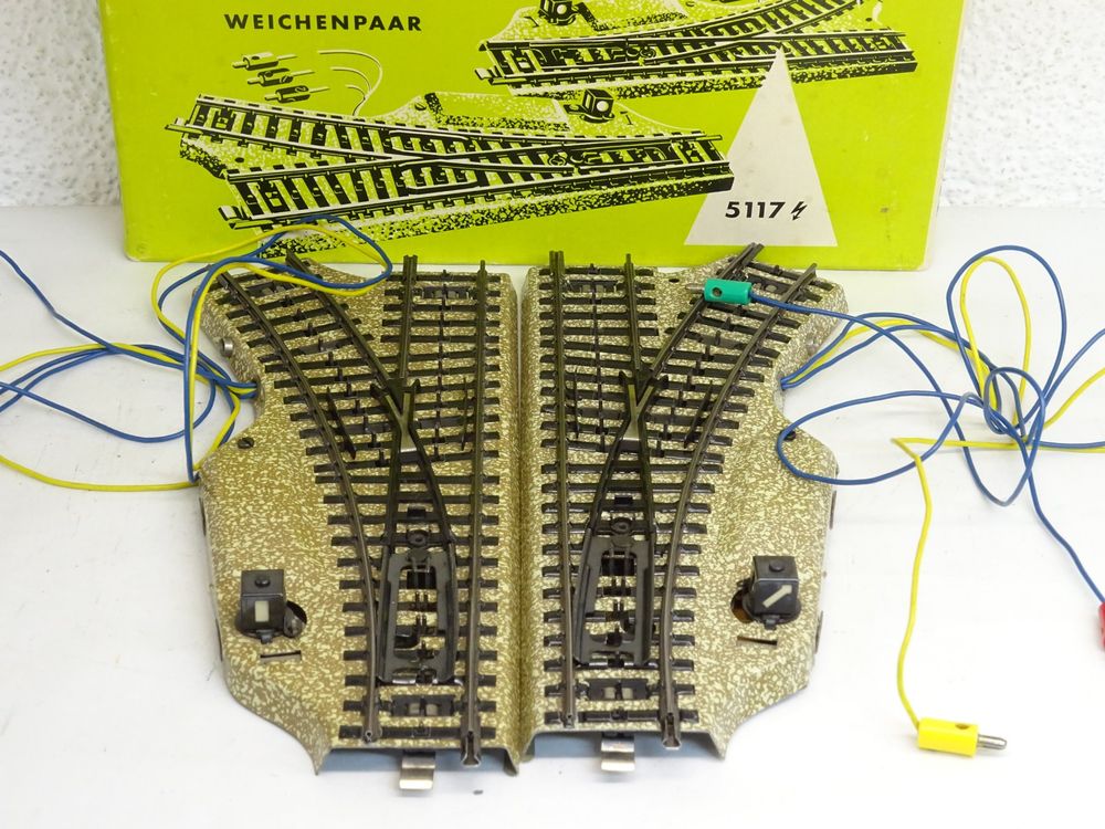 Märklin 5117 Elektrisches Weichenpaar, H0,WS/AC,OVP (Neu und originalverpackt) in Wohlen AG für ...