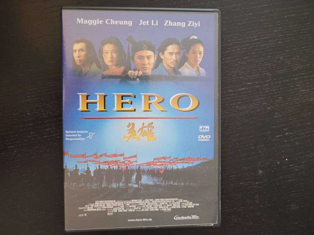 Hero dvd jet li maggie cheung asia eastern martial arts (Gebraucht) in Zollikerberg für CHF 2 ...