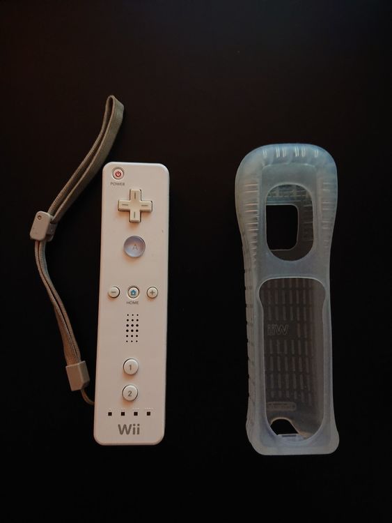 Nintendo Wii - Wii Remote Controller inkl. Gummi Grip Hülle (Gebraucht ...