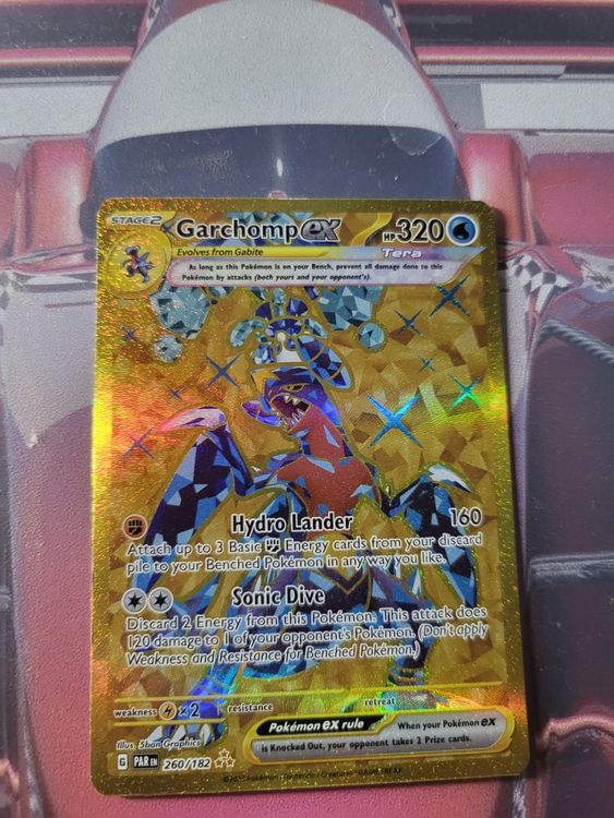 Gold Holo Garchomp ex 260/182 Tera Pokemon Karte | Kaufen auf Ricardo