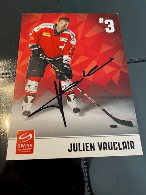 Julien Vauclair Autogrammkarte - Swiss Eishockey (Gebraucht) in Naters ...