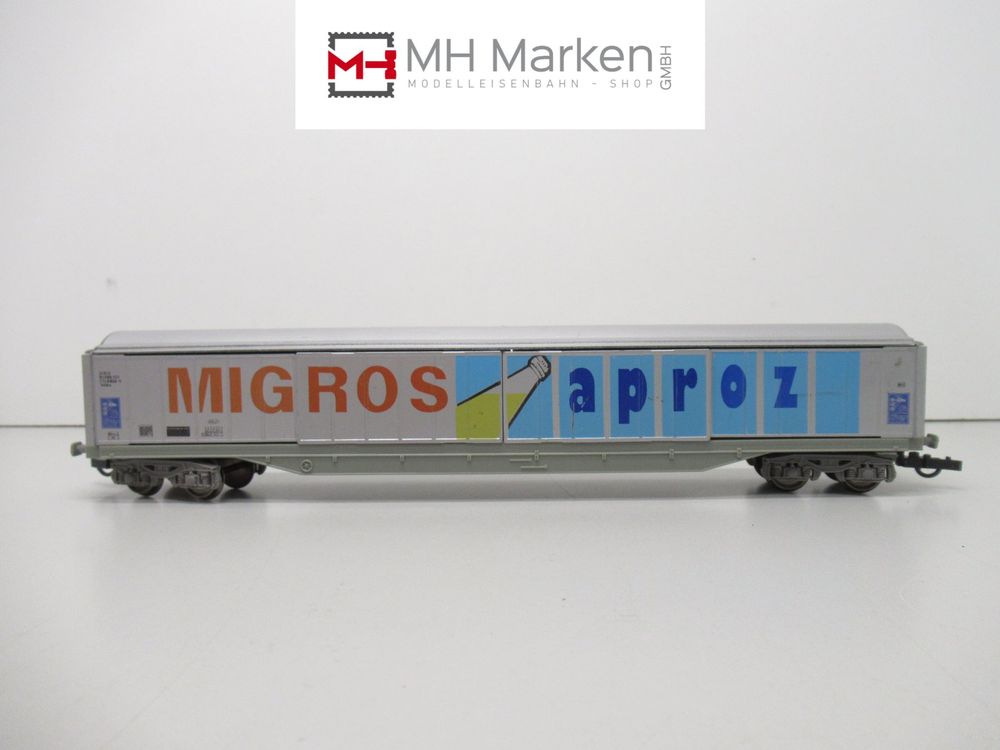 Lima 3191 SBB CFF FFS Migros Aproz Schiebewandgüterwagen (Gebraucht) in ...