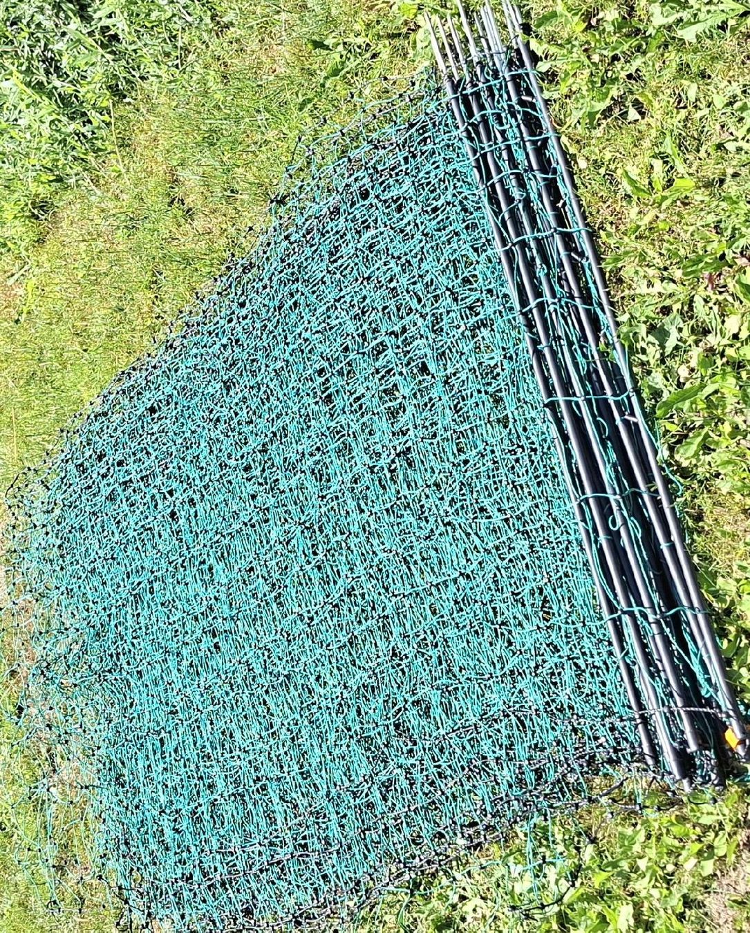 Zaun-Netz mit Stäben (Gebraucht) in Willisau für CHF 10 – nur Abholung ...