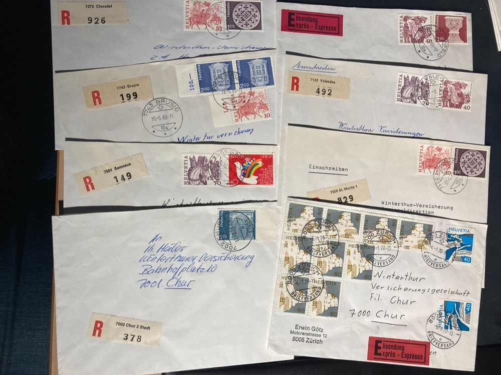 Schweiz 8 Express und R-Briefe 2 | Kaufen auf Ricardo