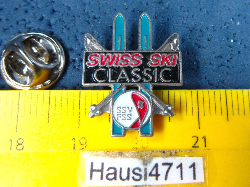 SWISS SKI CLASSIC SSV PIN GEPRÄGT 23mm | Kaufen auf Ricardo