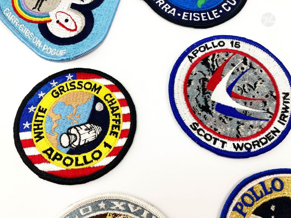 Apollo Skylab Nasa Space Moon Mission Badges Aufnäher 9x | Kaufen auf ...