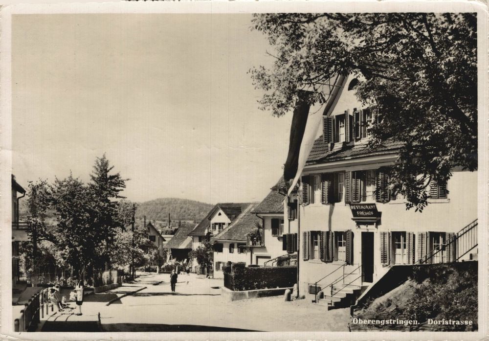 Oberengstringen. Dorfstrasse mit Restaurant Freihof (Gebraucht) in Bronschhofen für CHF 15 – mit ...