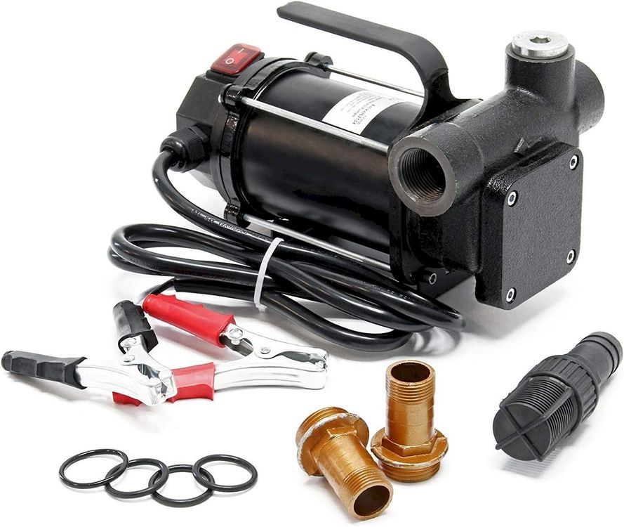 WilTec Dieselpumpe 80l/min 550W 12V (Neu und originalverpackt) in ...
