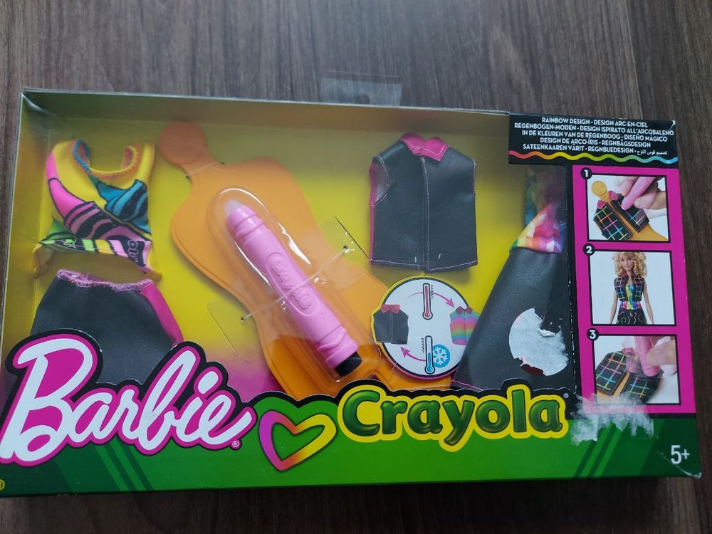 Barbie Crayola Mode-Design Set Neu (Neu und originalverpackt) in für ...