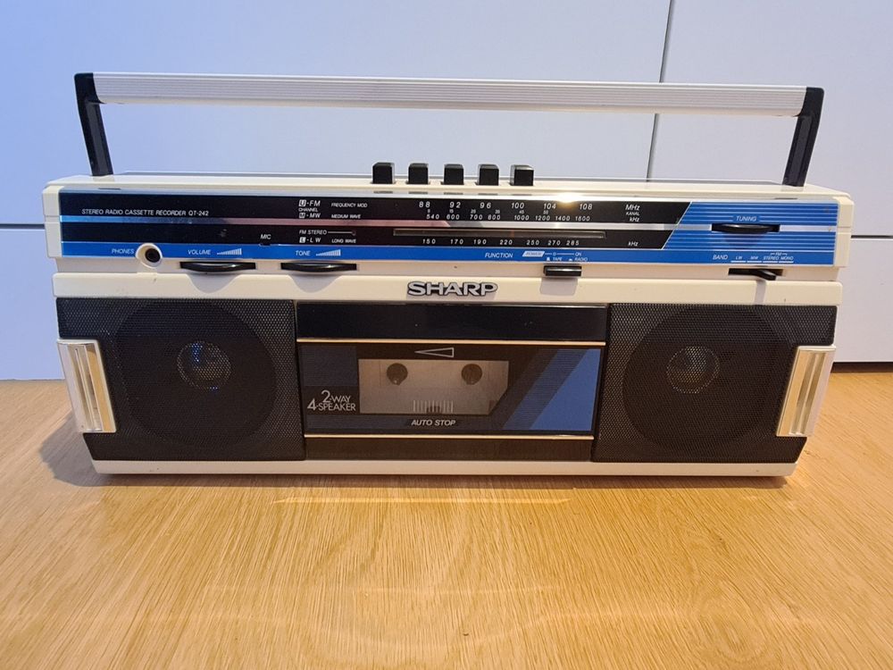 Original Vintage SHARP Ghettoblaster QT-242 1987 (Defekt) in Winterthur ...