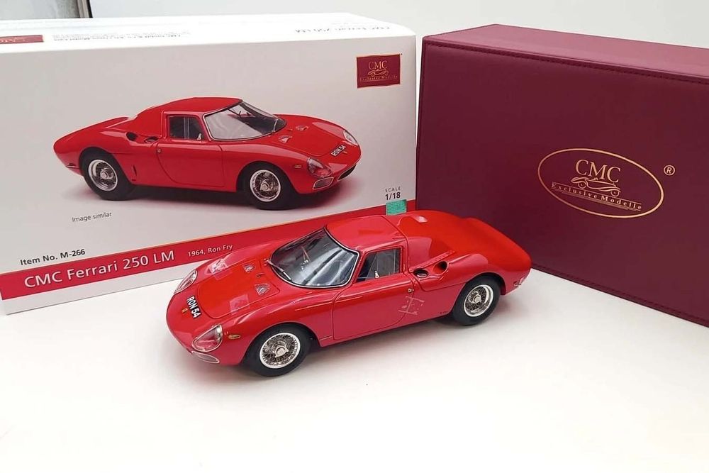 Ferrari 250 LM Ron Fry Chassis 6105 1/18 red CMC 1/18 NEU (Neu und ...