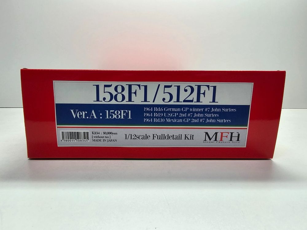 Ferrari 158 F1 1964 K834 Model Factory Hiro - Ver.A 1/12 Kit | Kaufen auf Ricardo