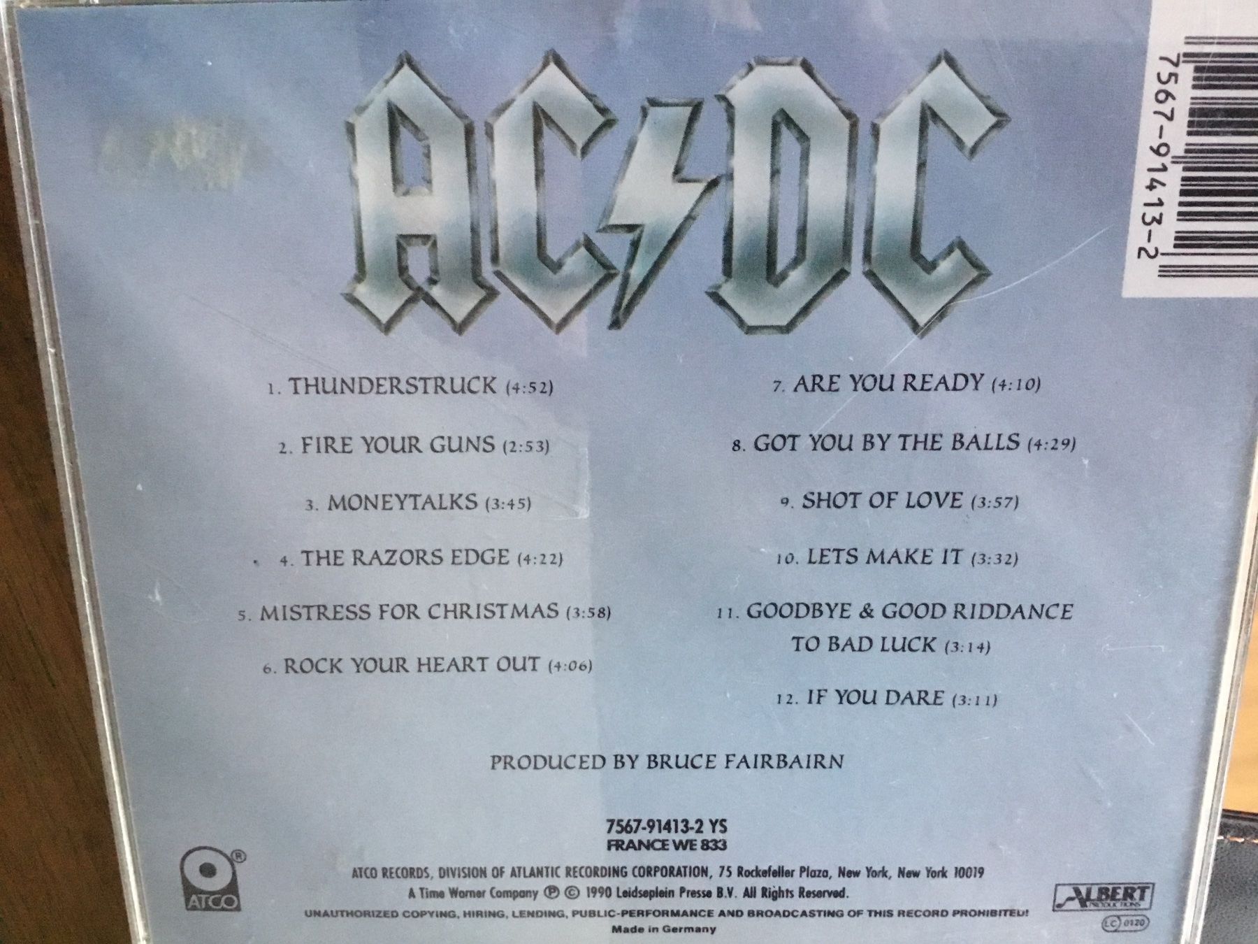 AC/DC - The Razors Edge CD, Rock Klassiker! (Gebraucht) in Thierachern ...