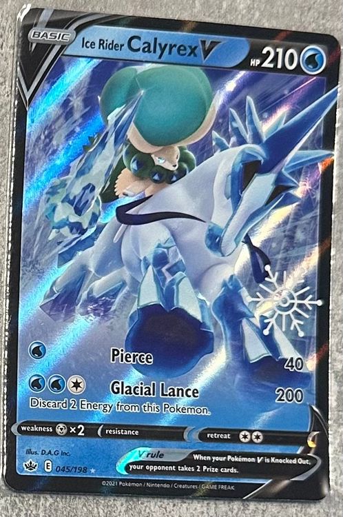 Ice Ryder Calyrex V 045/198 (Neu (gemäss Beschreibung)) in Möhlin für ...