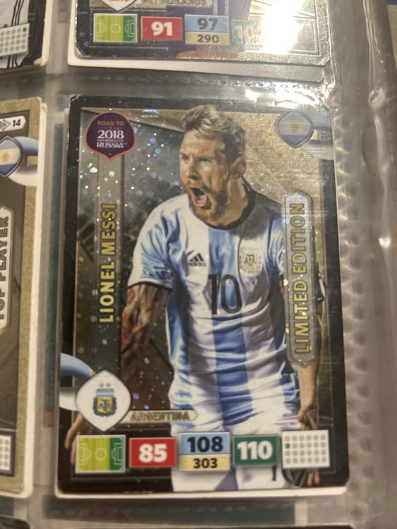 Limited Edition Lionel Messi Card 2018 (Gebraucht) in Gächlingen für ...