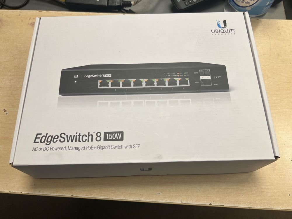 Ubiquity Edge Switch 8 150W mit Originalverpackung (Gebraucht) in ...