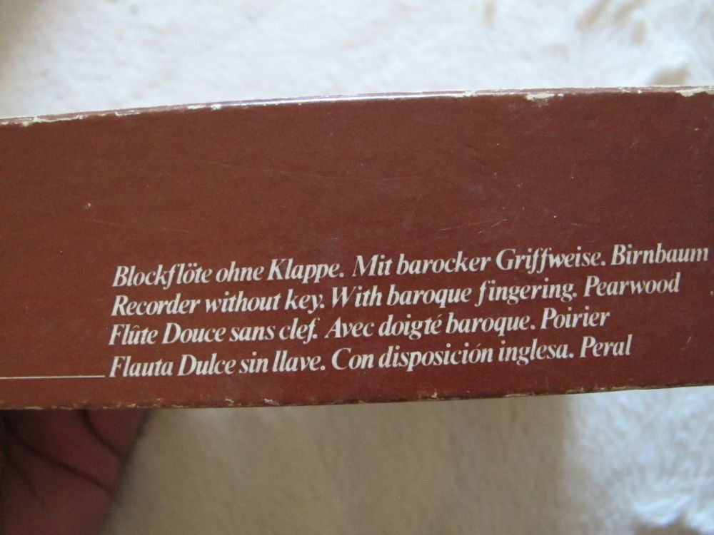 Hohner Blockflöte F-Alt Konzert 9574 Recorder In Origina Box (Gebraucht ...