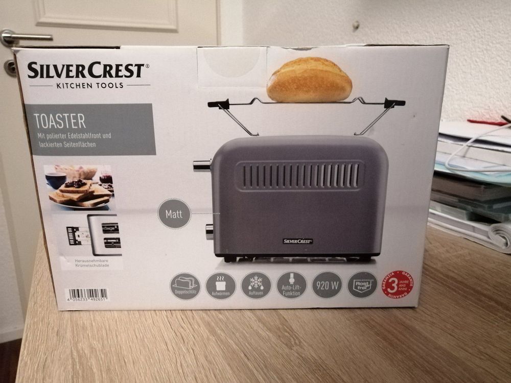 SILVER CREST TOASTER 920 Watt, 6-Stufen | Kaufen auf Ricardo
