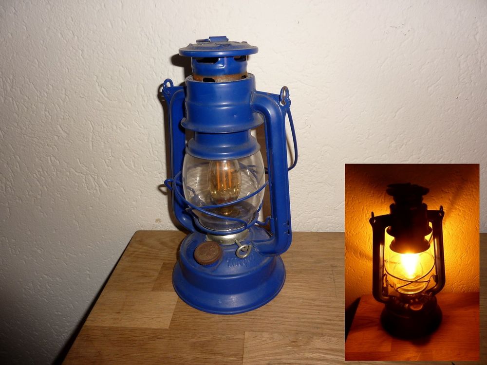 Petrollampe vintage elektrisch Umgebaut LED (Gebraucht) in Hochfelden für CHF 49 – mit Lieferung ...