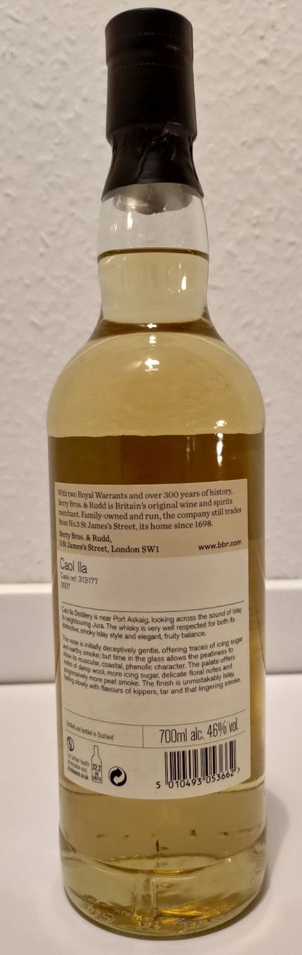 ERST AB MÄRZ 26! Caol Ila 2007 (11 Jahre) Berry Bros & Rudd (Neu ...