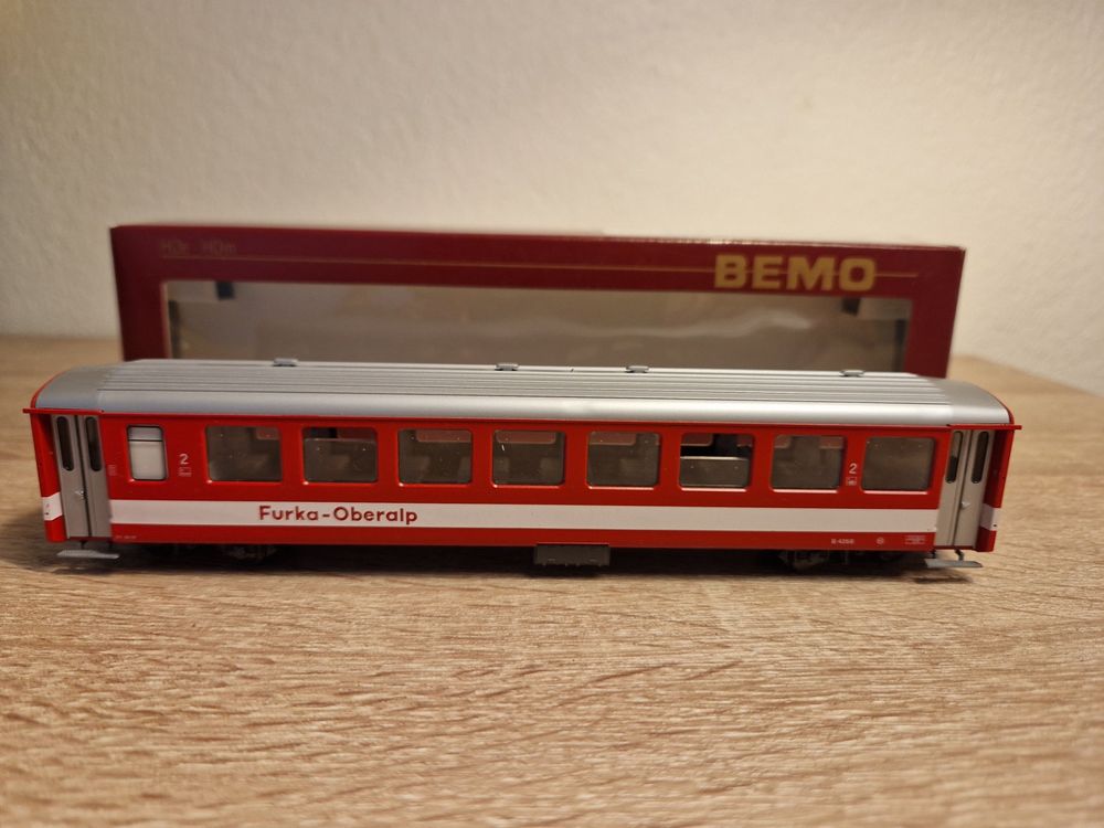 Bemo 3266 218 Personenwagen 2.Kl Furka Oberalp H0m OVP NEU | Kaufen auf Ricardo