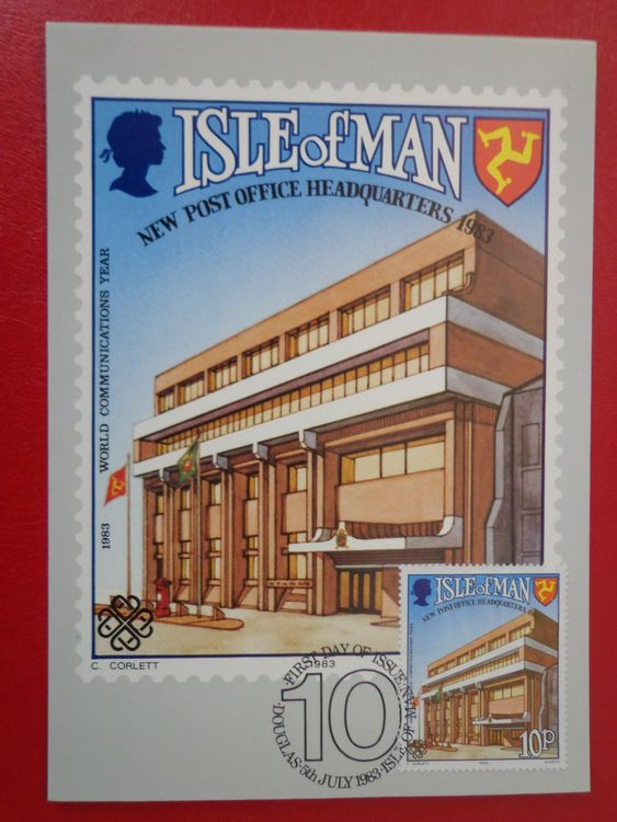 Maximumkarte MK 1983 Isle of Man Grossbritannien Headquarter (Neu (gemäss Beschreibung)) in Le ...