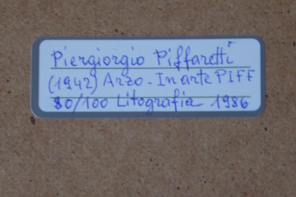 Piergiorgio Piffaretti (1942) Arzo In Arte PIFF (Usato) a Magliaso per ...