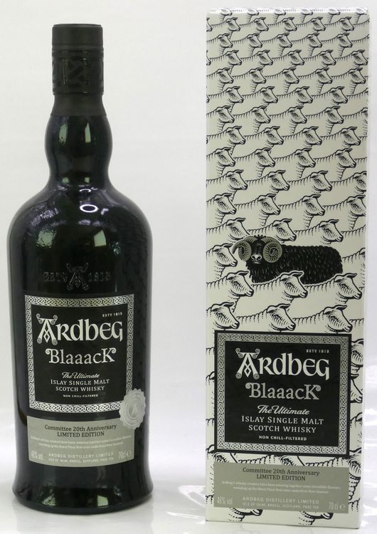 Ardbeg Blaaack- Committee 20th Anniversary Limited Edition (Neu und originalverpackt) in ...