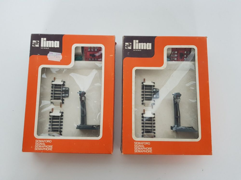 2x 022 Lima H0 Scale Eisenbahn Signale / Semaforo Neu & OVP | Kaufen ...