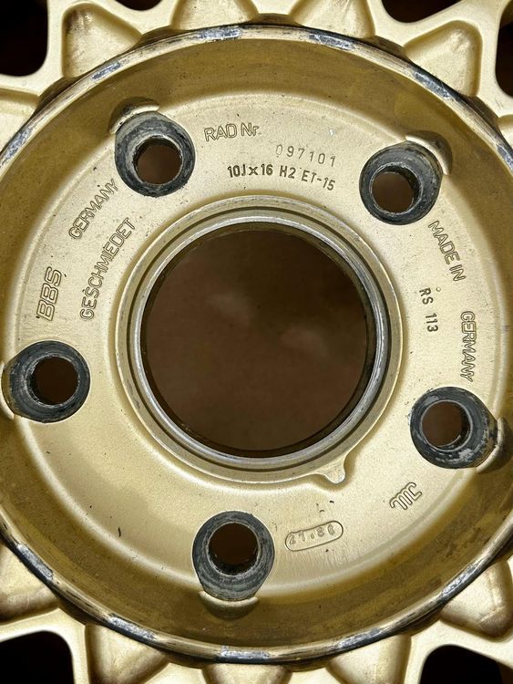 BBS RS Felgen an in 16 Zoll, Lochkreis 5x130 für Porsche 911 (Gebraucht) in Hallau für CHF 2300 ...