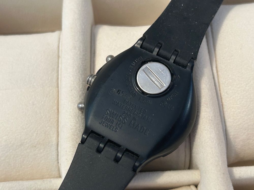 Montre Swatch chronographe 43mm fonctionne 1998 (Gebraucht) in Delemont ...