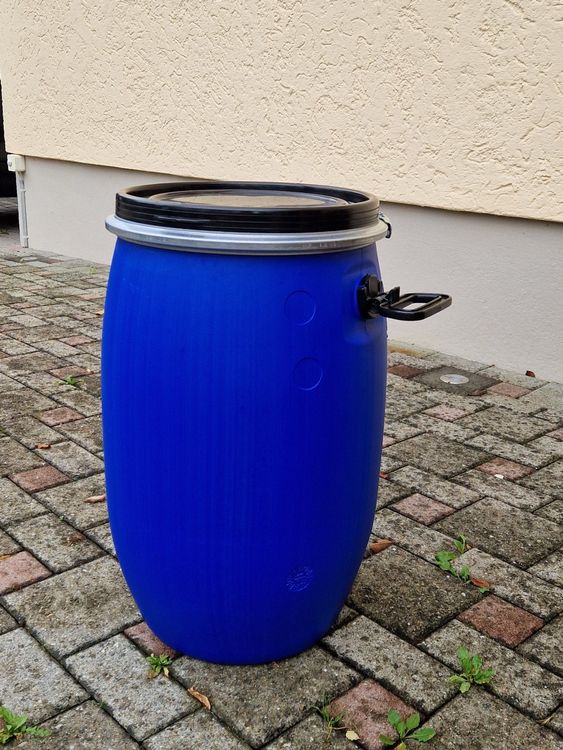 Universalfass, Obstfass, Faserplast 60ltr. blau, neu | Kaufen auf Ricardo