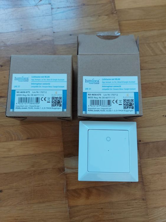 Lichttaster mit Wlan 2 x | Kaufen auf Ricardo