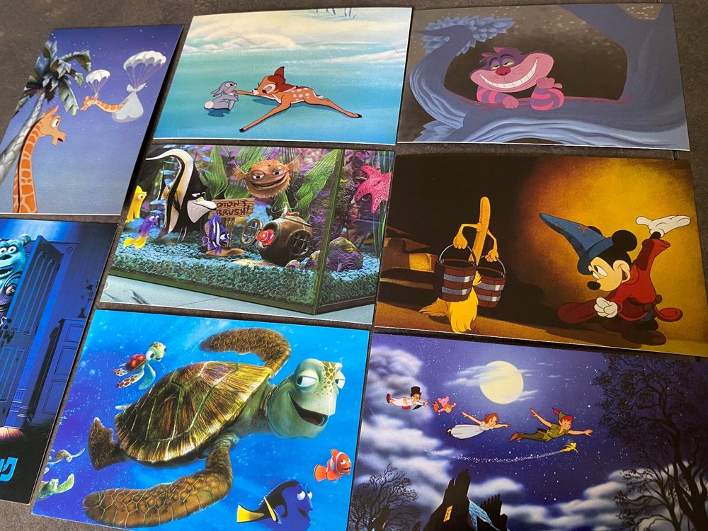 The Art of Disney Postcard, Disney & Pixar (Gebraucht) in Collombey für ...