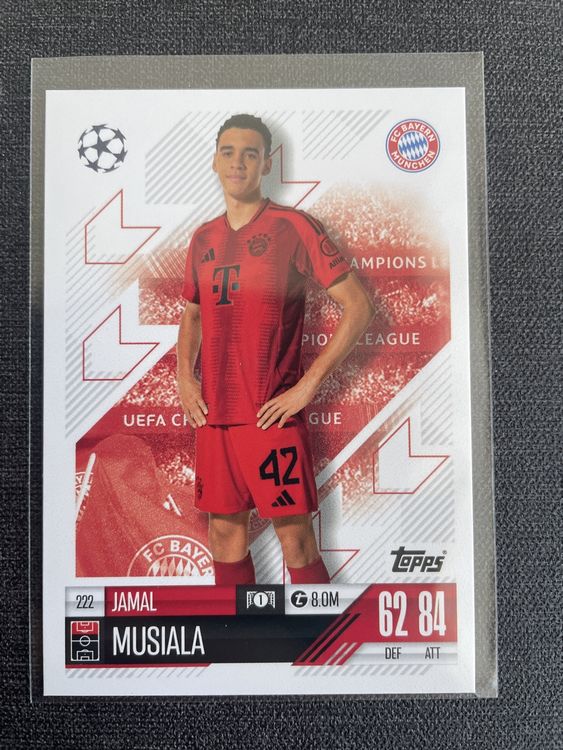 Topps Match Attax Jamal Musiala Fc Bayern München (Neu (gemäss ...