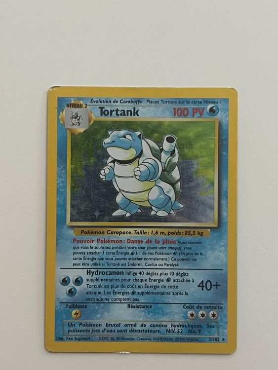 Tortank (FR) Pokémon-Karte, 1. Edition 1999 holo (Gebraucht) in ...