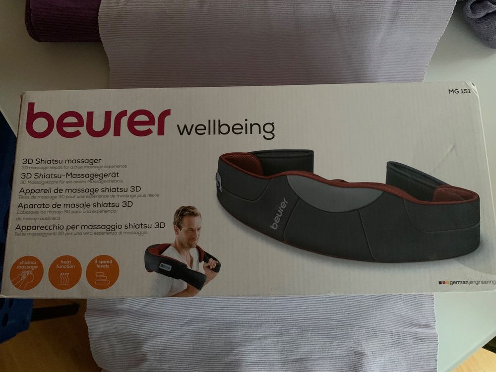 Beurer 3D Shiatsu-Massagegerät neu OVP (Gebraucht) in Burgdorf für CHF ...