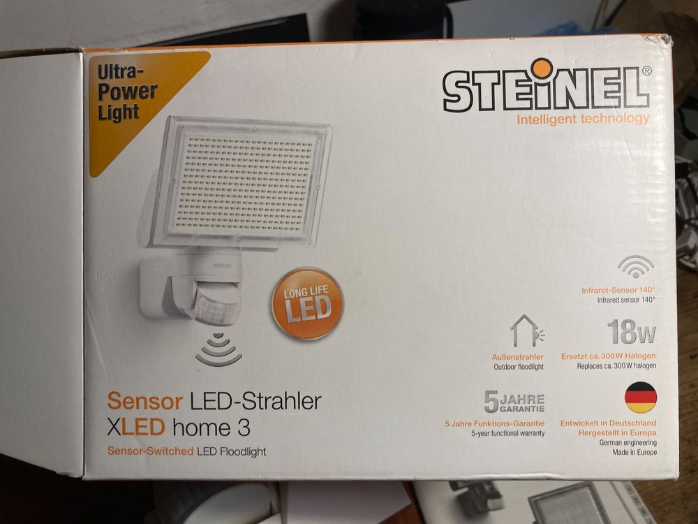 Steinel LED Sensor-Aussenleuchte (Neu und originalverpackt) in ...