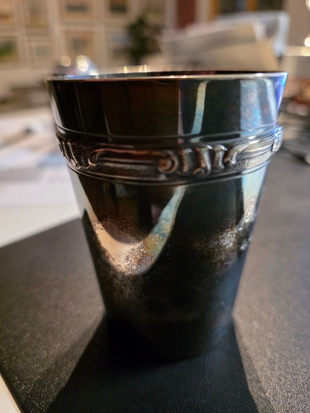 Silber Becher A.B.H 4.4.1943 - Punze 800 - 97 Gramm (Gebraucht) in ...