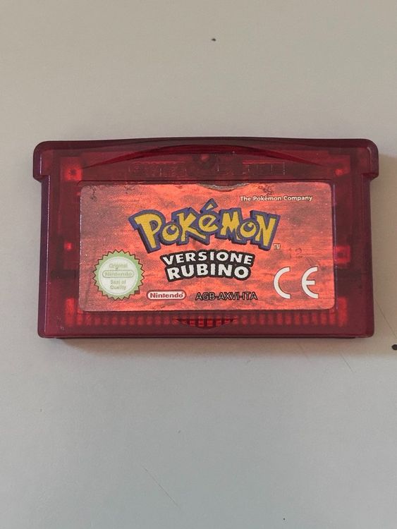 Pokémon Versione Rubino GBA - Originale Italiano (Gebraucht) in ...