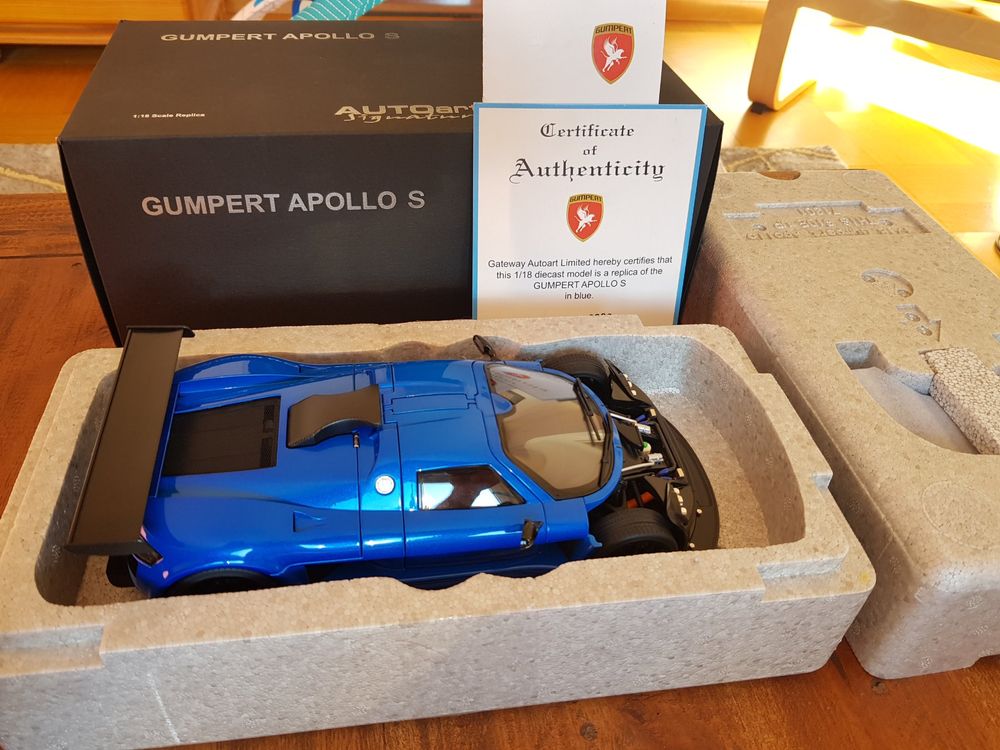1/18 AUTOART Signature Gumpert Apollo S (Neu und originalverpackt) in ...