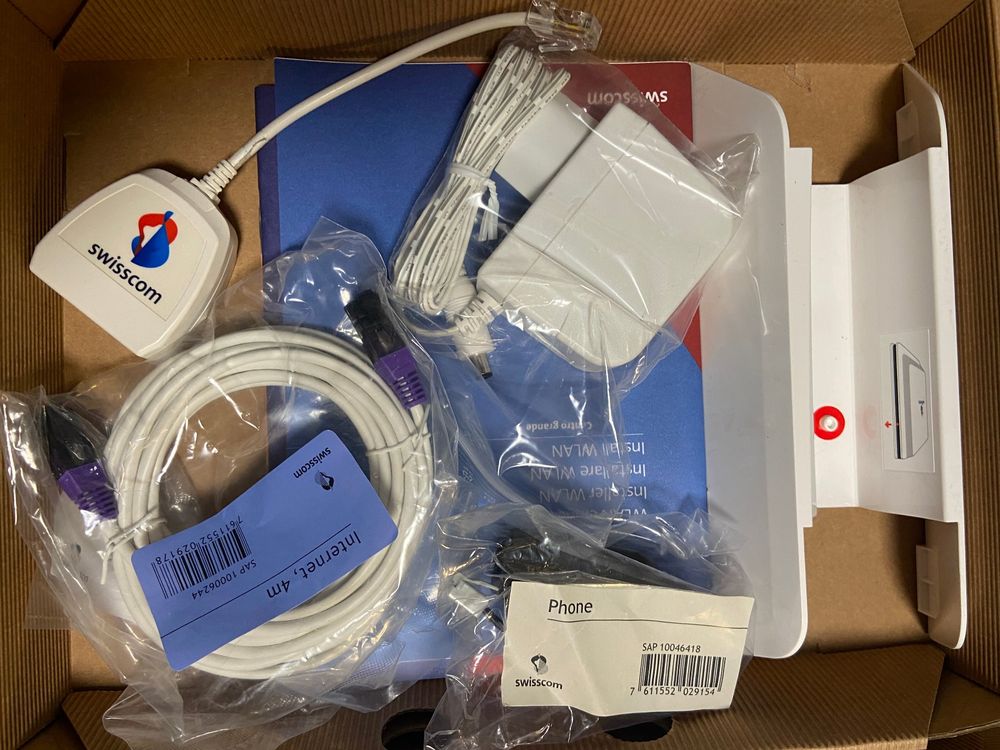 Ancien modem internet box Swisscom pour bricoleur, neuf (Neuf avec ...