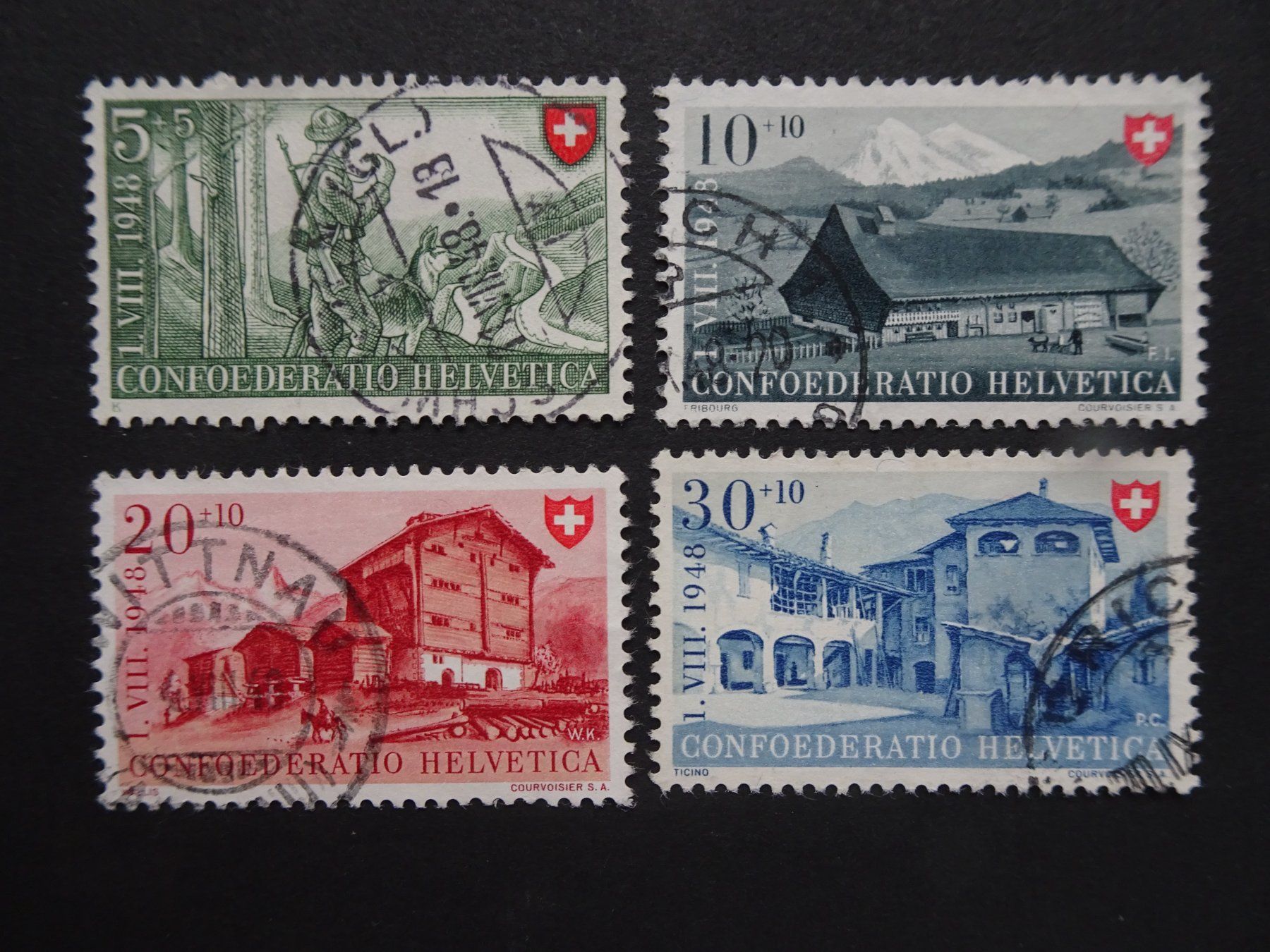 PRO PATRIA, Serie ⦿ von 1948, Kat. 20.00 (Gebraucht) in Stäfa für CHF 1 ...