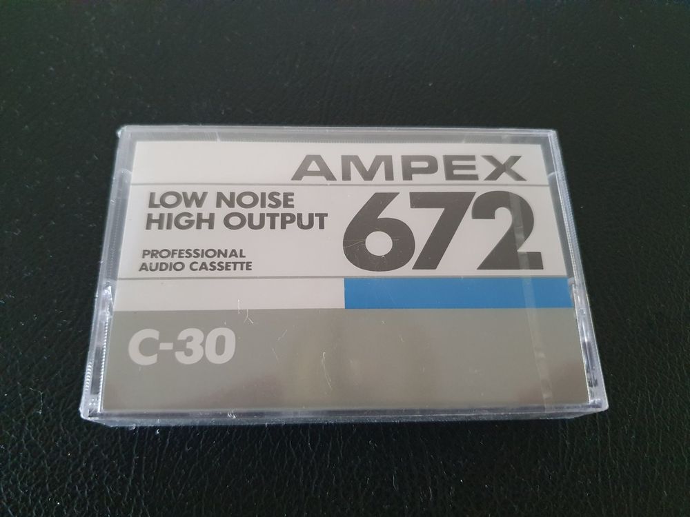K7 AMPEX 672 C-30 NEUVE ET EMBALLÉE (Neu und originalverpackt) in Biel/Bienne für CHF 5 – mit ...
