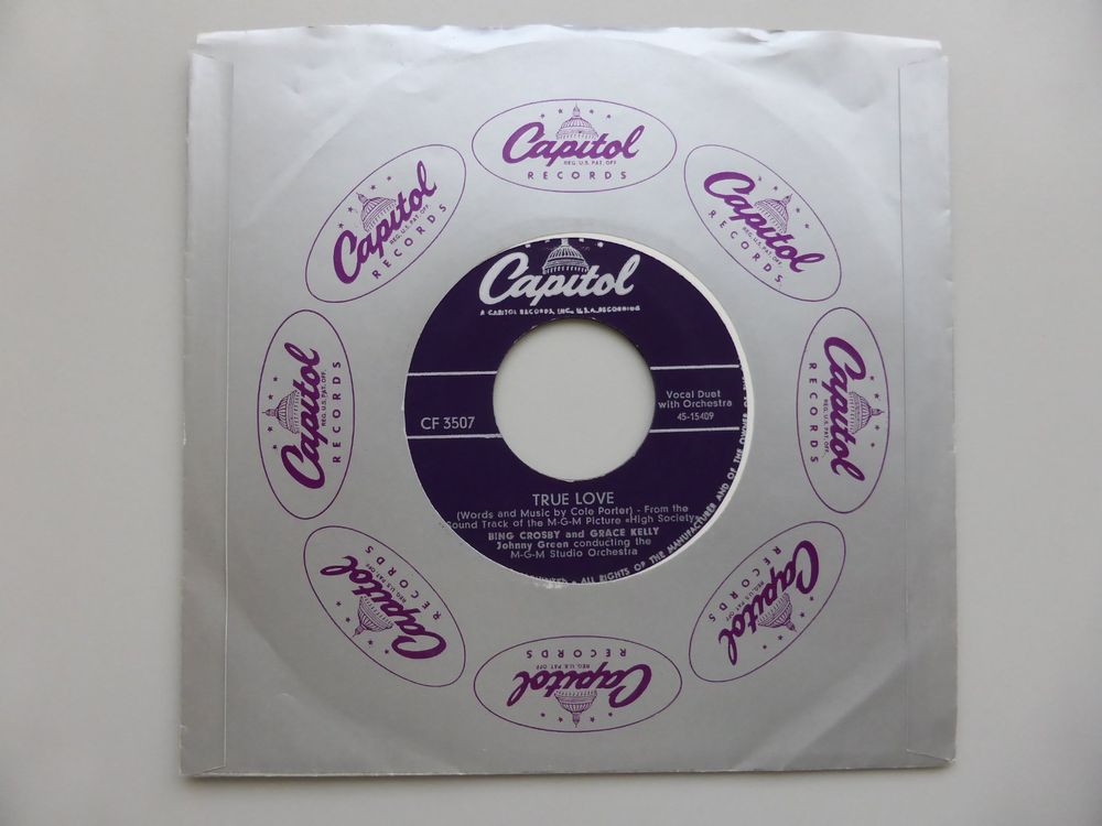 VINYL SINGLE BING CROSBEY and GRACE KELLY (Gebraucht) in Küssnacht am ...