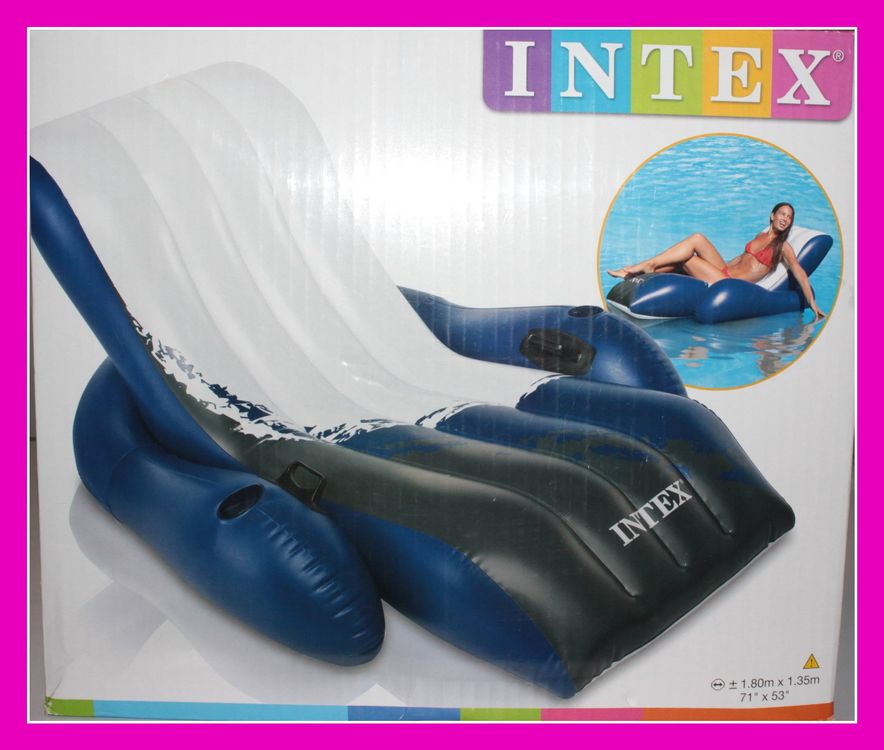 Intex Floating Recliner Lounge / 59580 / 1.80x1.35 / NEU | Kaufen auf ...
