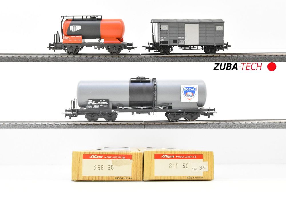 Liliput 3x Güterwagen der SBB H0 GS mit OVP | Kaufen auf Ricardo