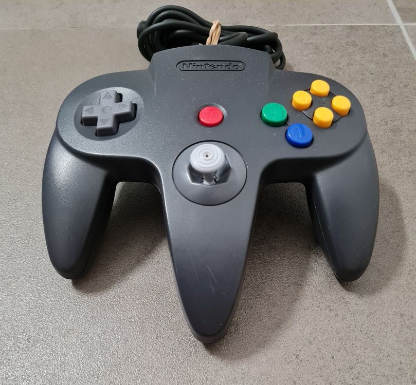Original N64 Controller - Anthrazit - schnelle Lieferung! (Gebraucht ...