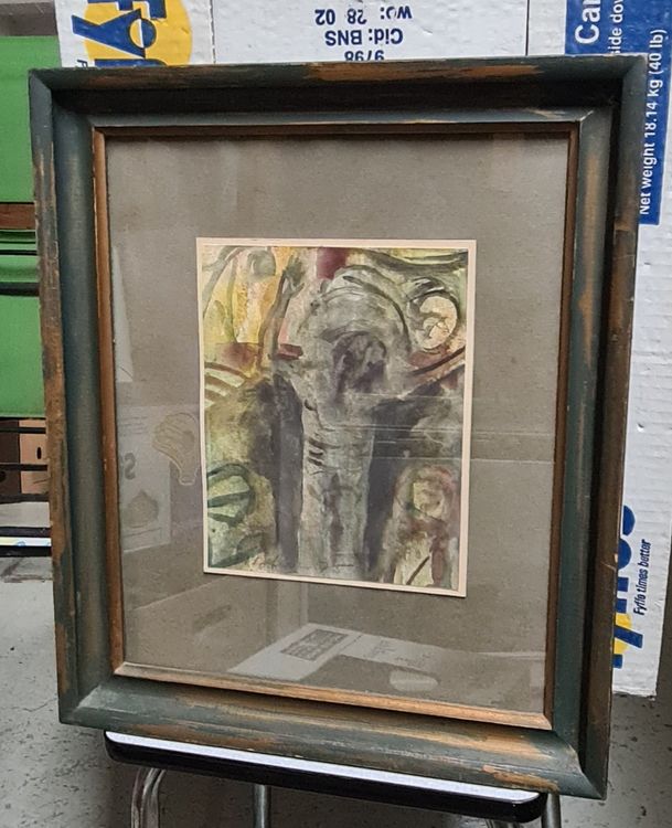 GILLI OTTO SCHWEIZER MALER AQUARELL von 1975 | Kaufen auf Ricardo